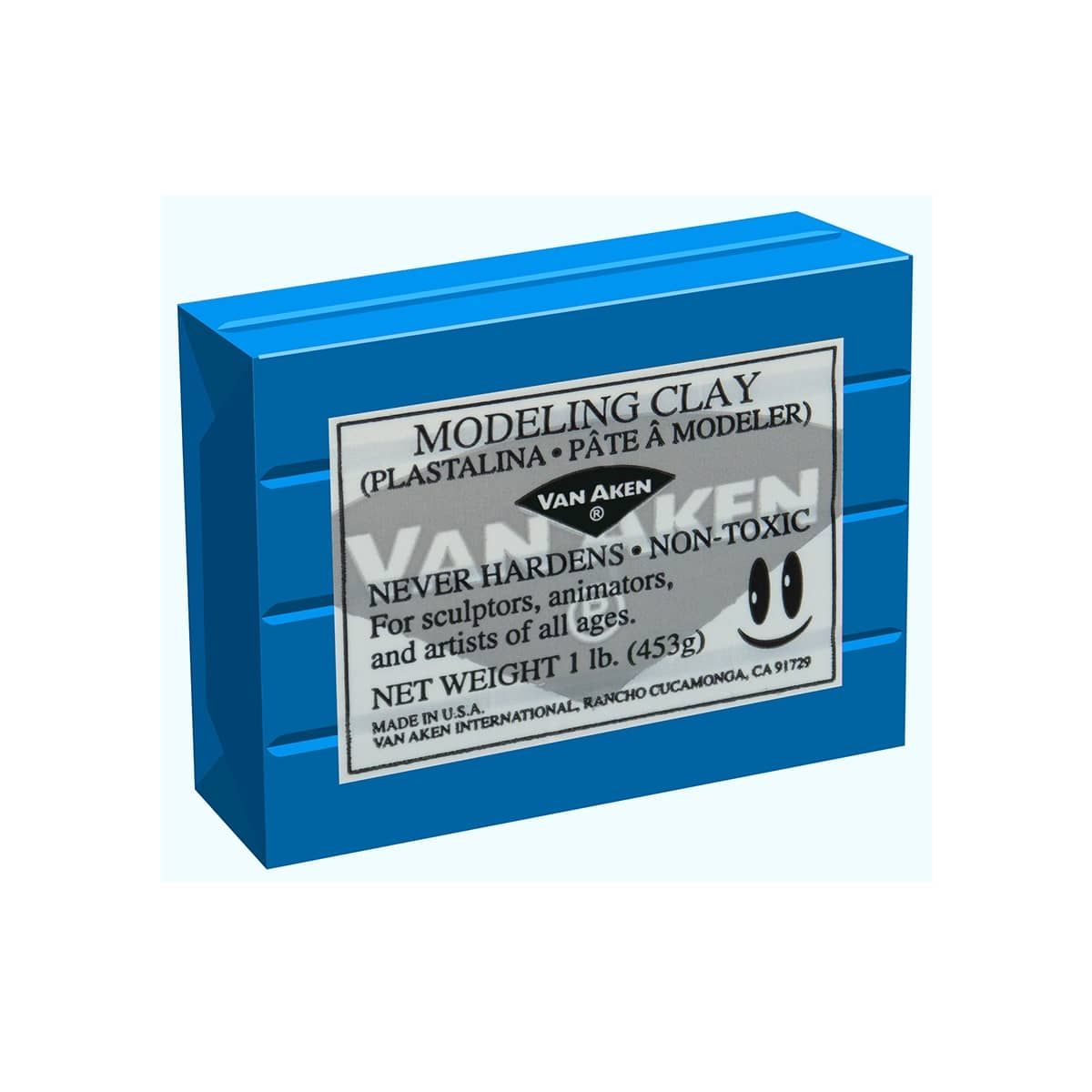 Plastalina Modeling Clay 1 lb. Bar - Turquoise | Jerry's Artarama