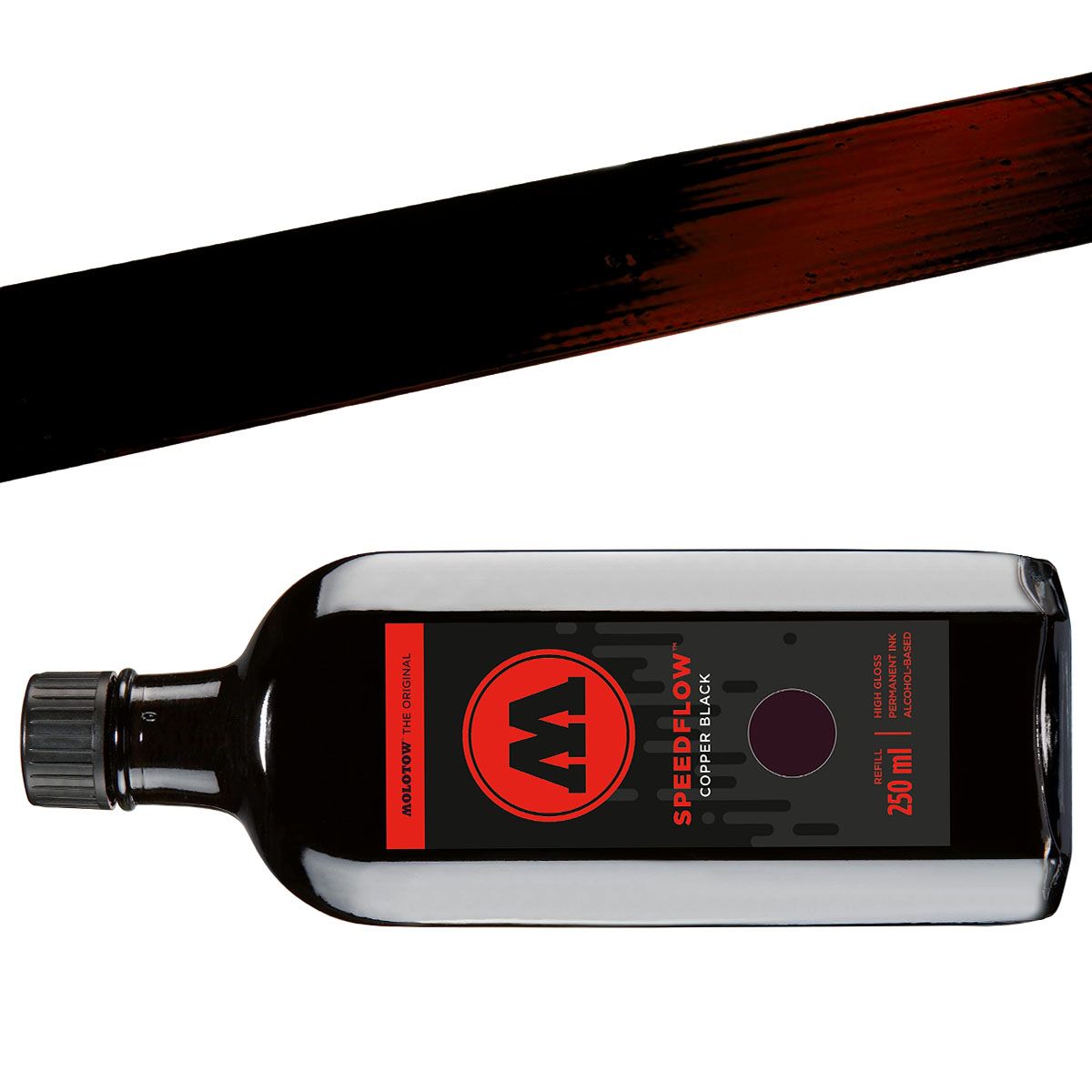 Molotow MASTERPIECE SpeedFlow Refill Cocktail 250ml, Copper Black ...