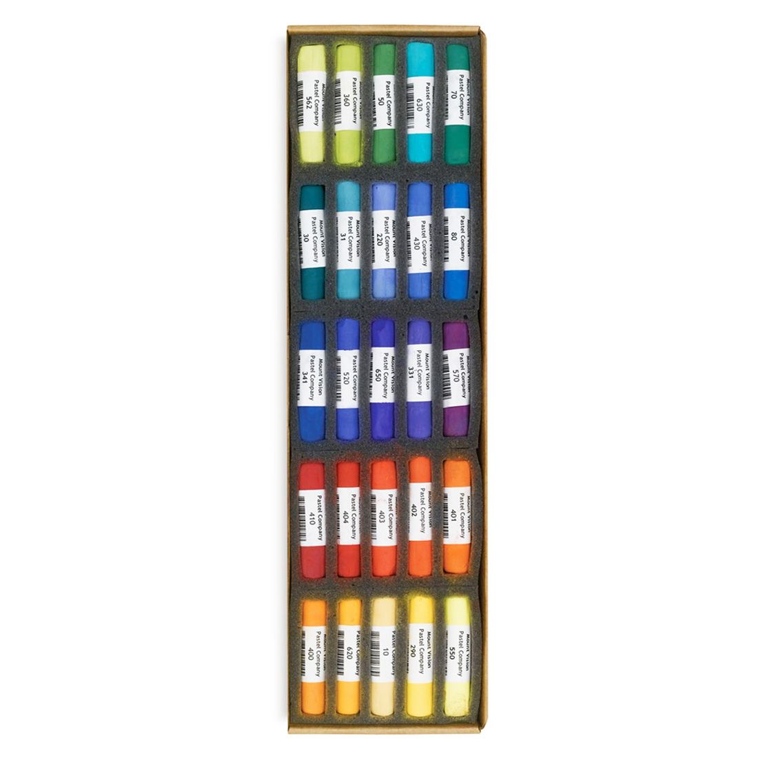 Mount Vision Soft Pastels Set, 25 Chromatic Colors | Jerry's Artarama