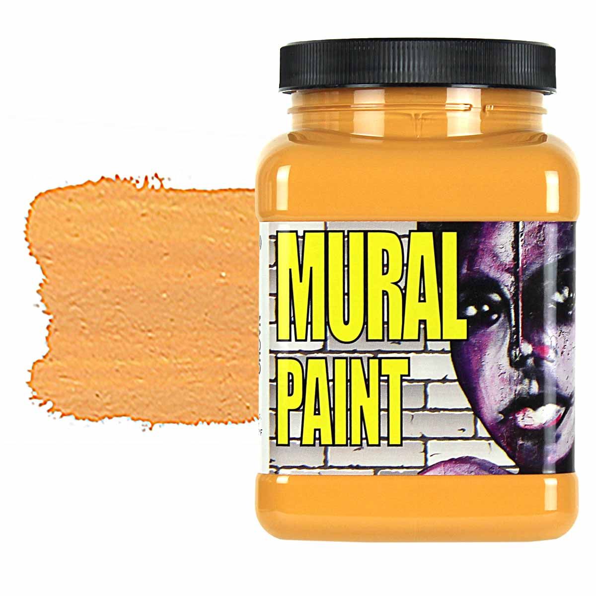 Chroma Acrylic Mural Paint - Nacho (Yellow Orange), 16oz | Jerry's Artarama