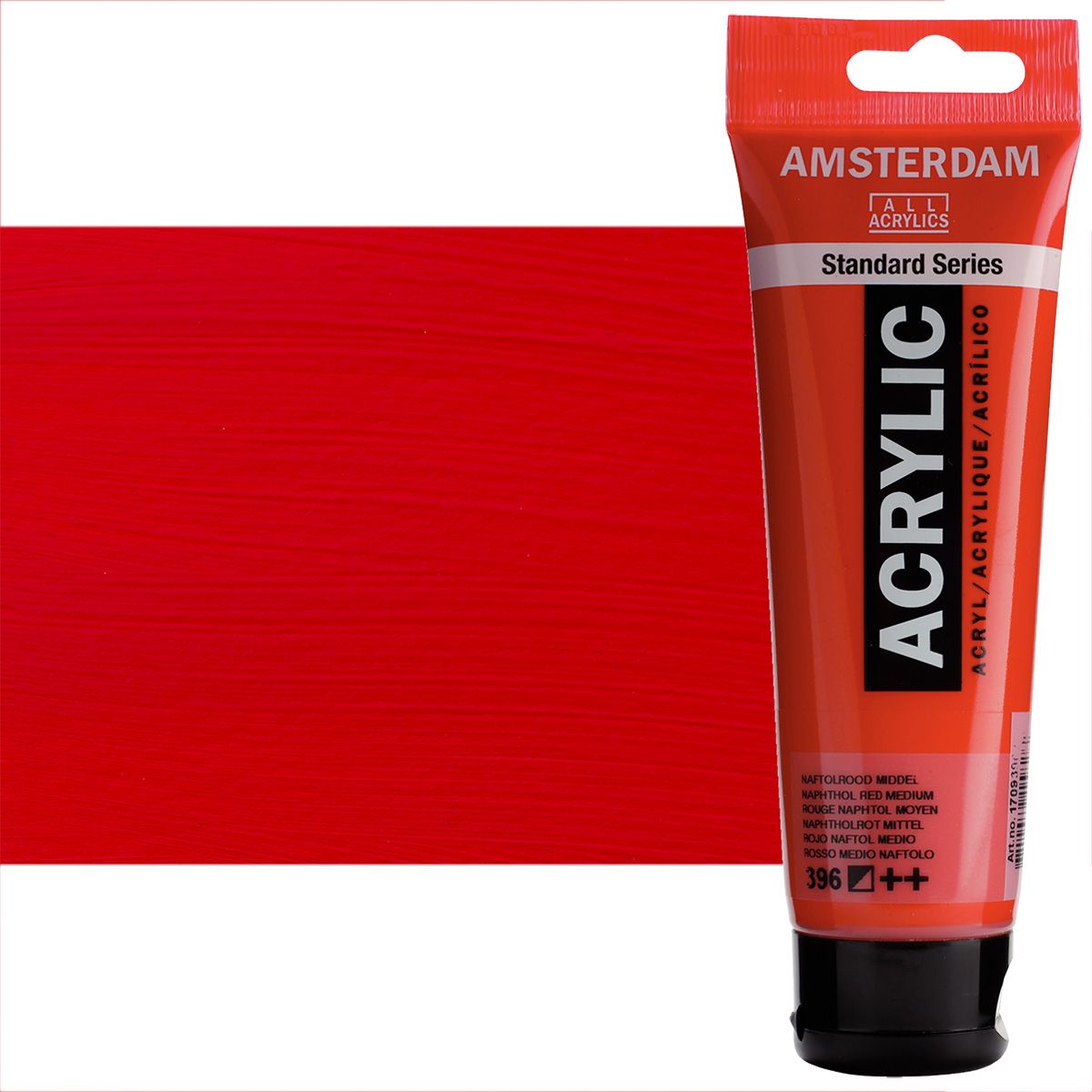 Amsterdam Standard Acrylic - Naphthol Red Medium, 120ml | Jerry's Artarama