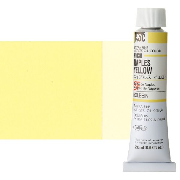 Holbein Extra-Fine Artists' Oil Color 20 ml Tube - Naples Yellow ...