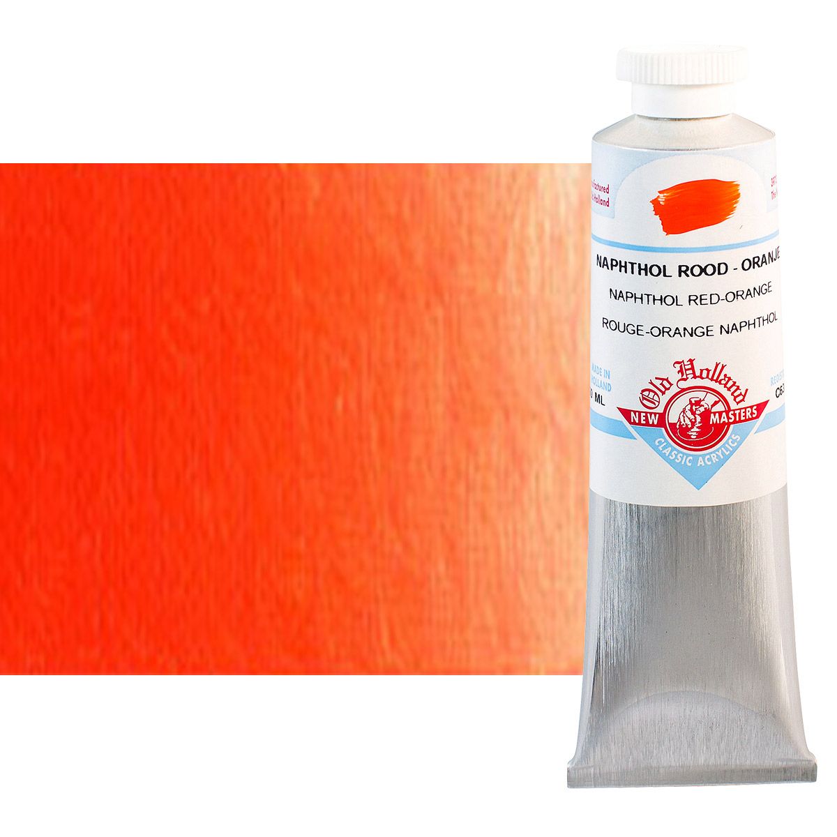 Old Holland New Masters Classic Acrylic Colors Naphthol Red Orange 60 ml | Jerry's Artarama
