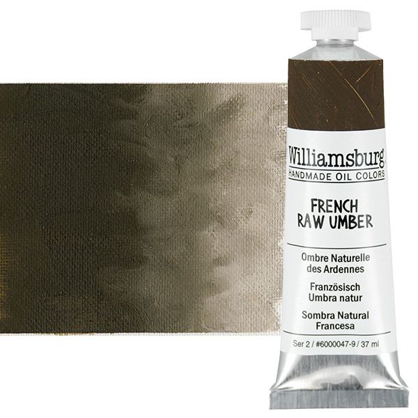 Williamsburg Handmade Oil Paint - French Raw Umber, 37ml Tube | Jerry's ...