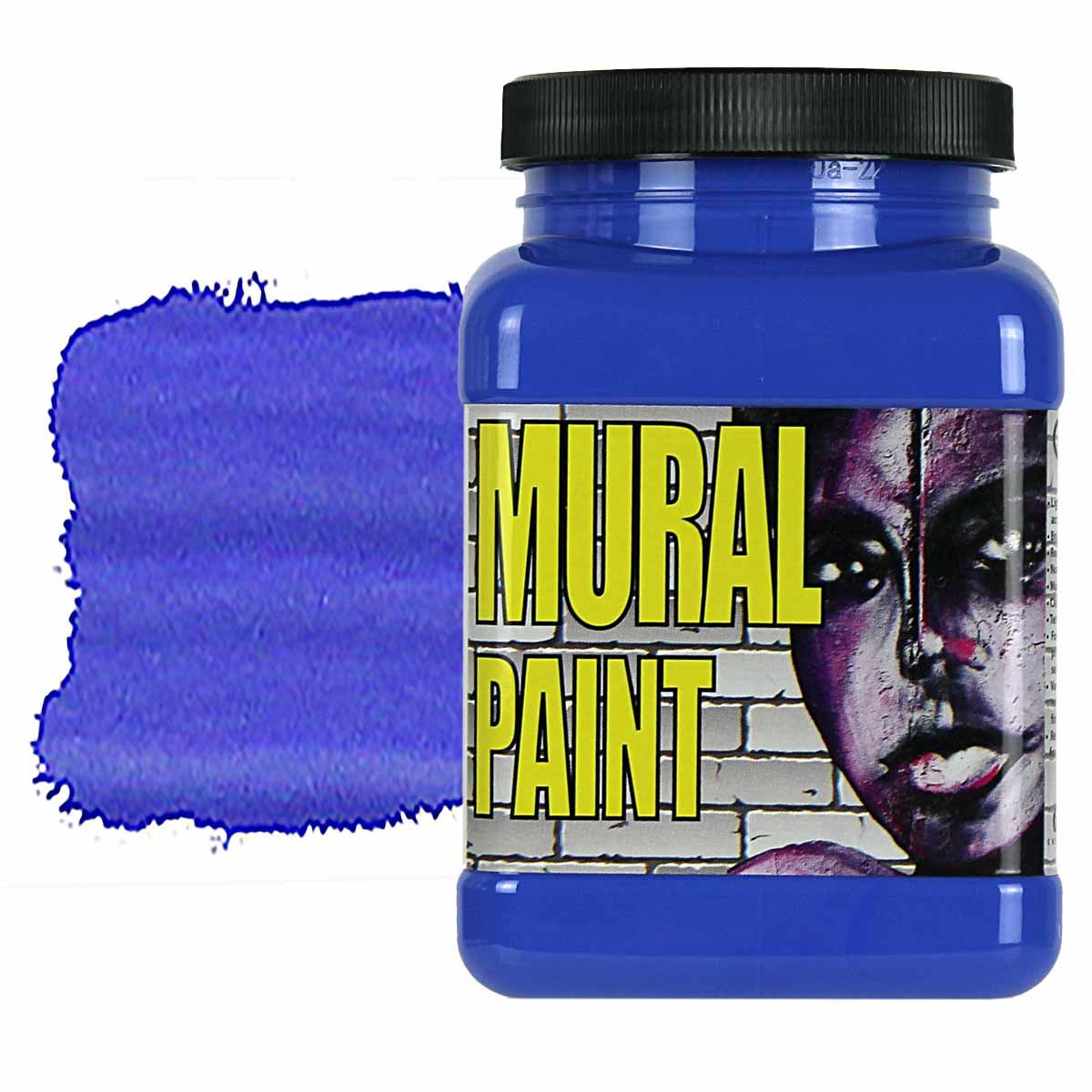 Chroma Acrylic Mural Paint - Neptune (Cobalt Blue Hue), 16oz | Jerry's ...