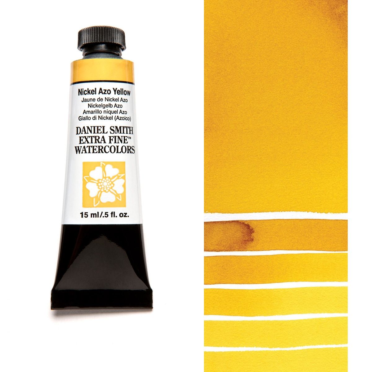 Daniel Smith Extra Fine Watercolor - Nickel Azo Yellow, 15 ml Tube ...