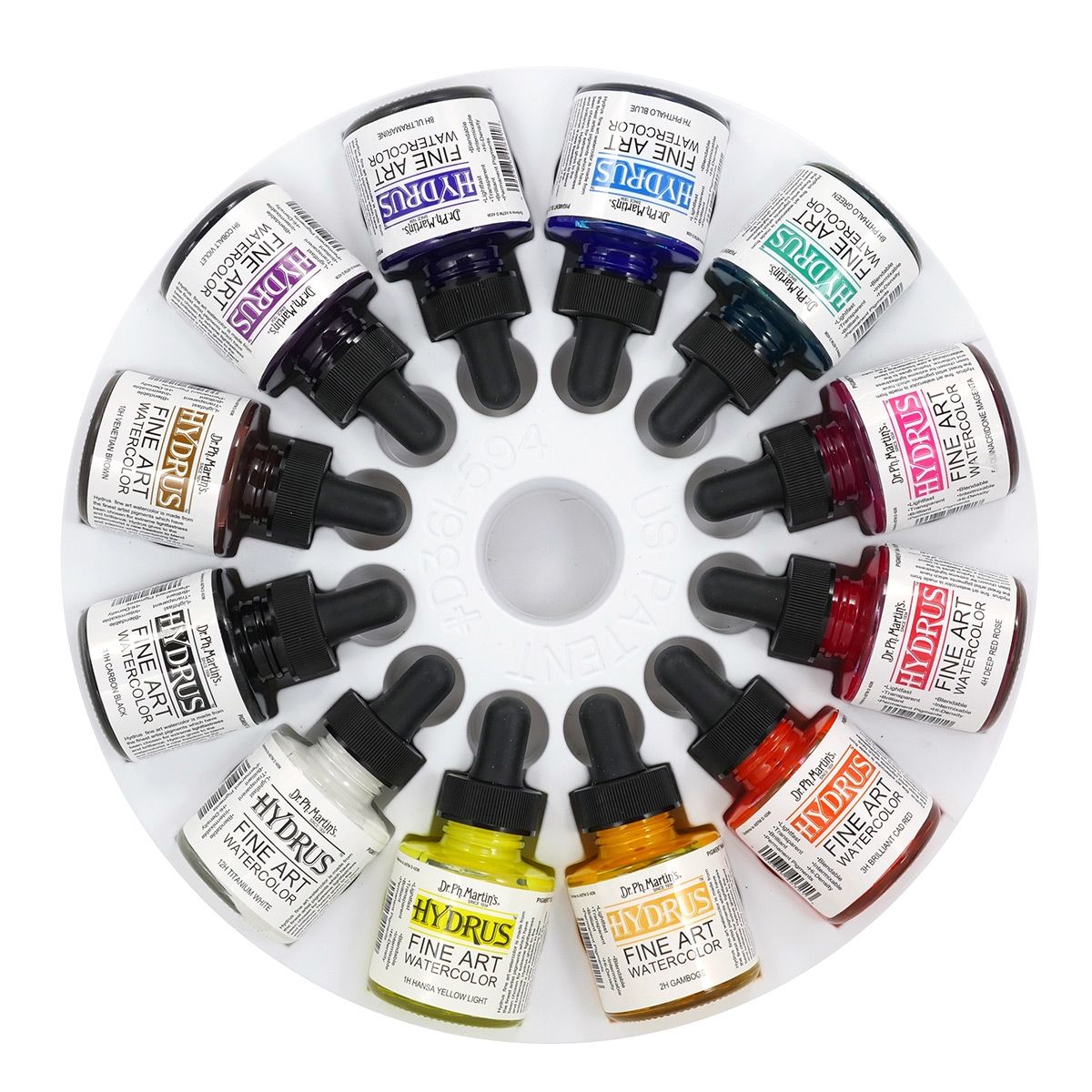 Dr. Ph. Martin's Hydrus Watercolor Set No. 1, 1 oz Bottles | Jerry's ...