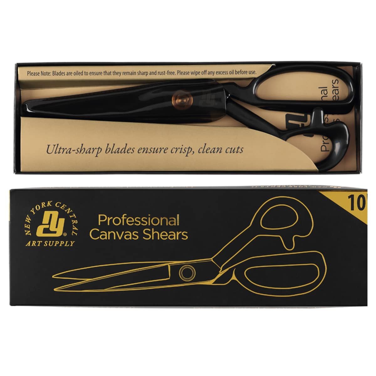 New York Central Professional Canvas Shears 10" | Jerry's Artarama