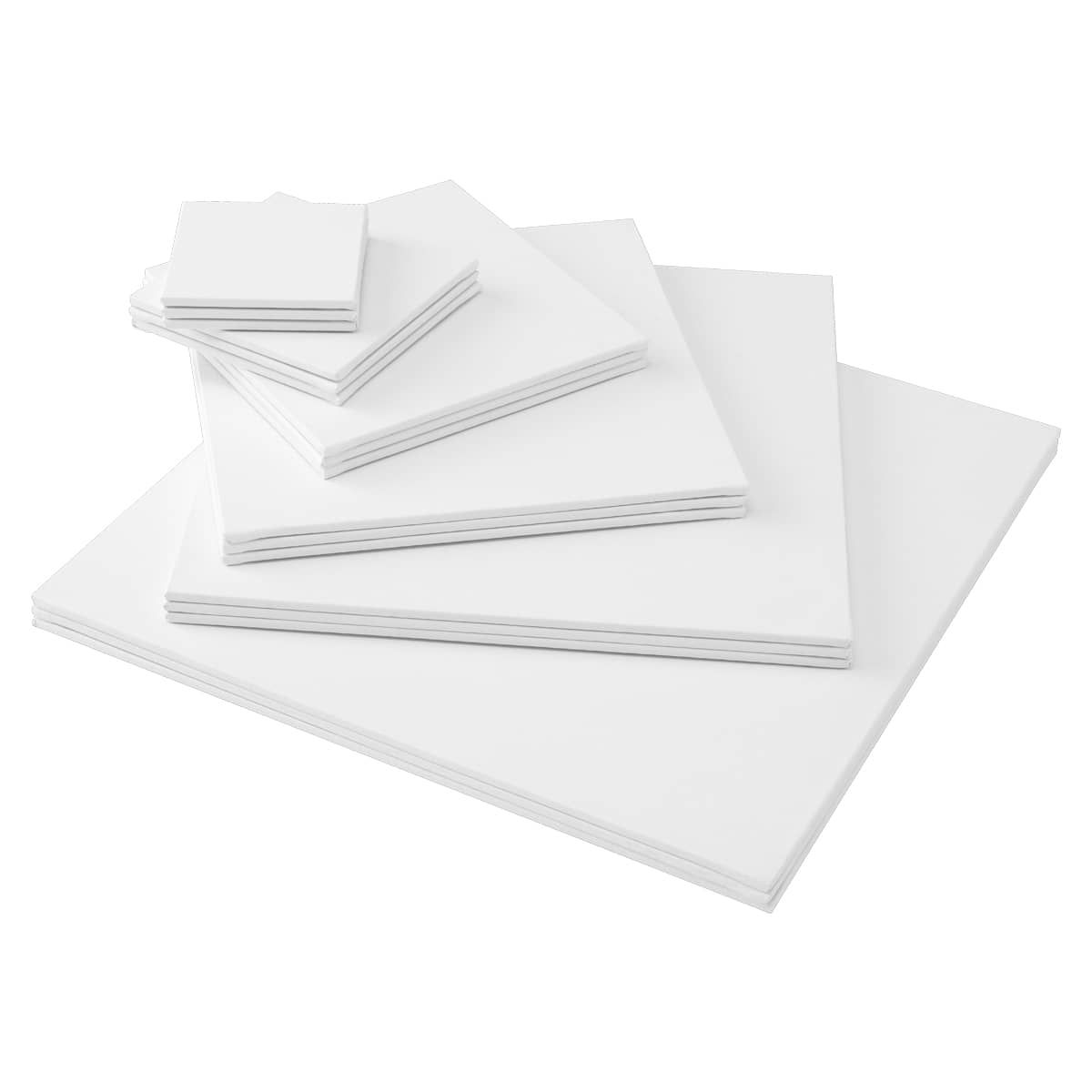 New York Central Portrait-Smooth Artist Canvas Panels, Squares Sizes ...