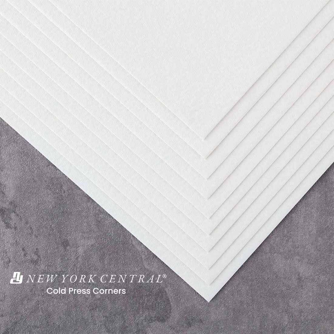 New York Central Watercolor Paper 140 lb Cold Press - 5" x 7" (10 Pack ...