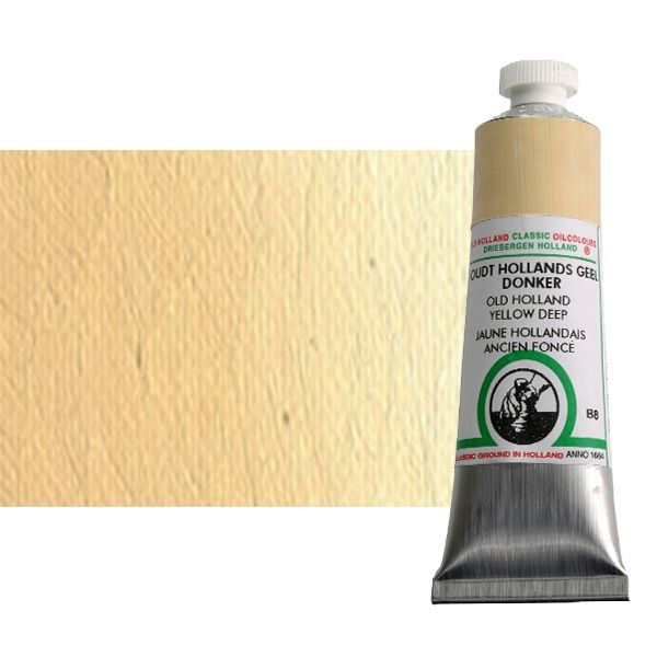 Old Holland Oil Color, Old Holland Yellow Deep, 40ml Tube | Jerry's ...