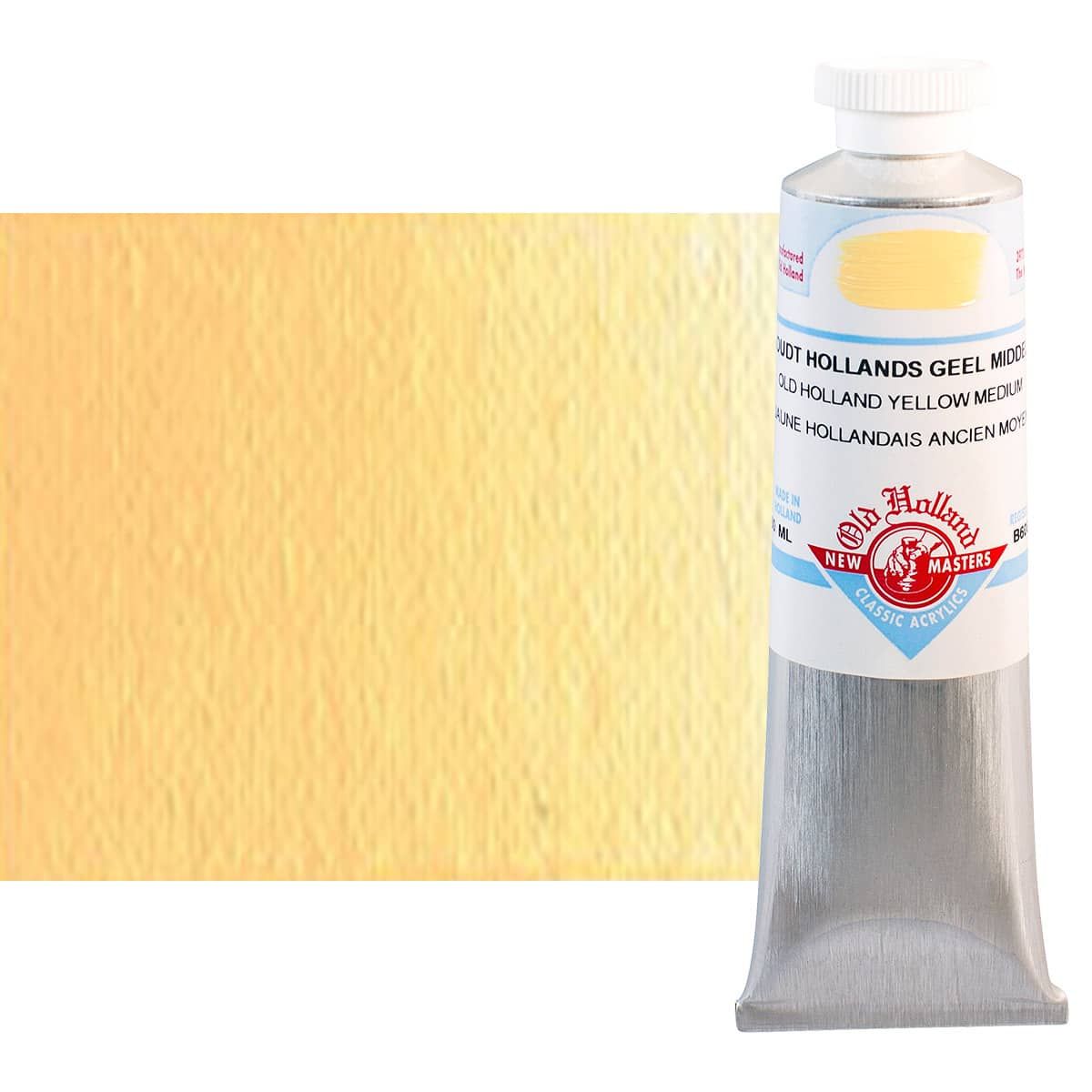Old Holland New Masters Classic Acrylic Colors Yellow Medium 60 ml ...