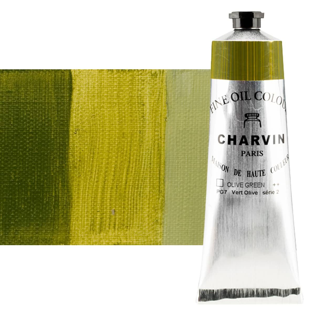 Charvin Fine Oil Paint, Olive Green - 150ml | Jerry's Artarama