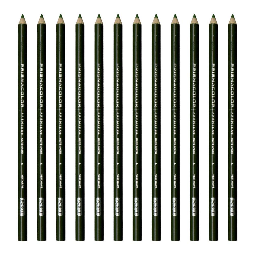 Prismacolor Premier Colored Pencil PC911 Olive Green (Set of 12 ...