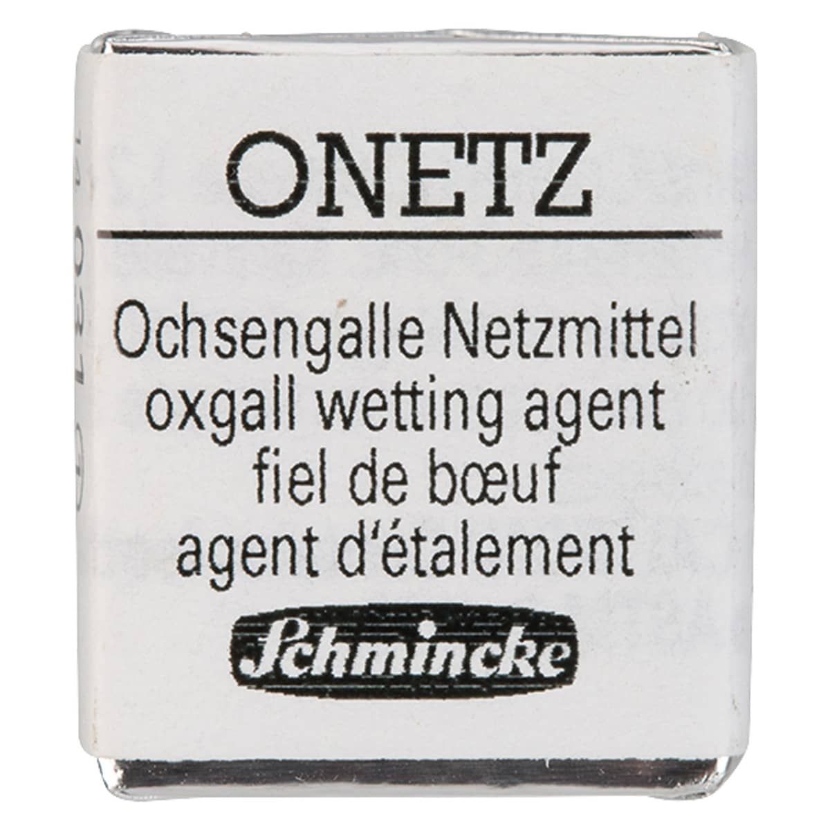 Schmincke Horadam Watercolor Onetz (Oxgall) Wetting Agent, Half-Pan ...