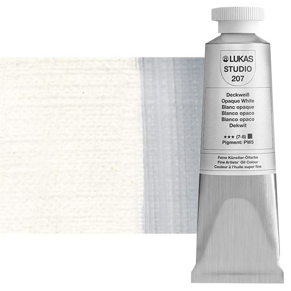 LUKAS Studio Oil Color - Opaque White, 37ml tube | Jerry's Artarama