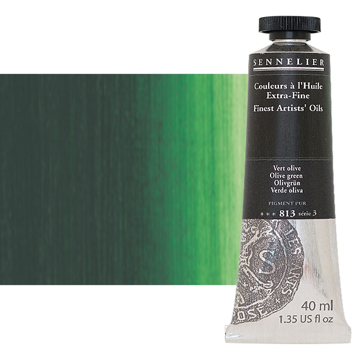 Sennelier Artists Extra-Fine Oil - Olive Green, 40 ml | Jerry's Artarama