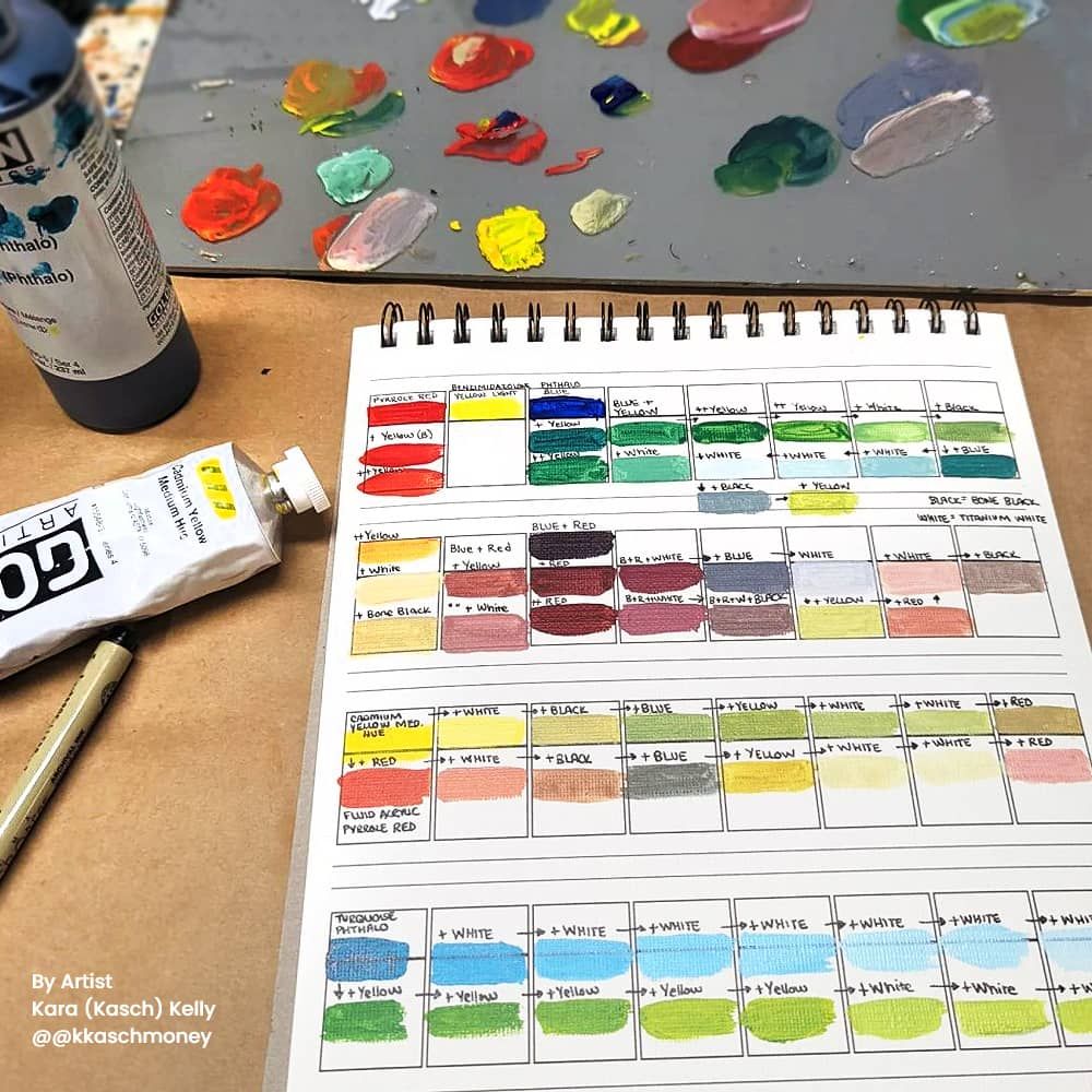 Painters Color Diary Oils & Acrylics 9"x12" Wire Bound Pad | Jerry's ...