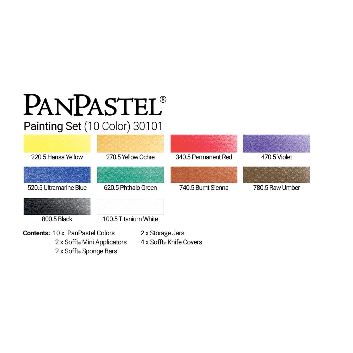 PanPastel™ Artists' Pastels - Painting, Set of 10 | Jerry's Artarama