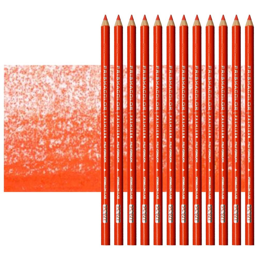 Prismacolor Premier Colored Pencil PC921 Pale Vermillion (Set of 12 ...