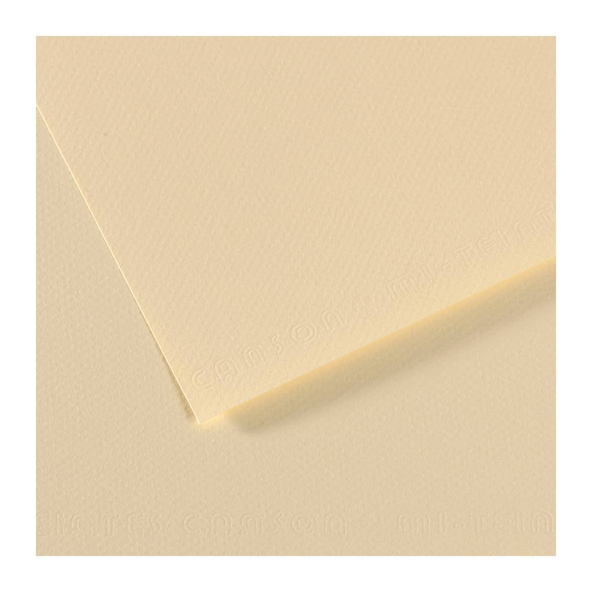 Canson Mi-Teintes Sheet - 101/Pale Yellow, 19" x 25" (Pack of 10 ...