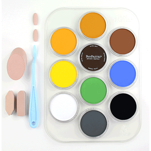 Pan Pastel Set Of 10 Wildlife Colors | Jerry's Artarama