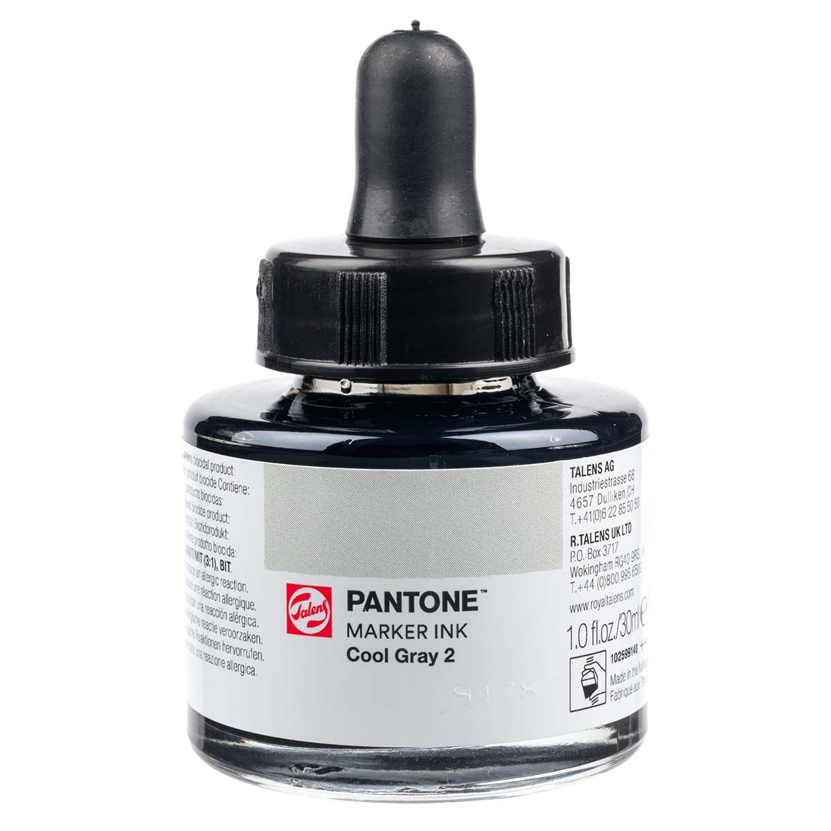 Pantone Marker Ink Bottle, Cool Gray 2 (30ml) | Jerry's Artarama