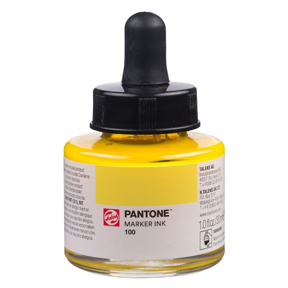 Pantone Marker Ink Bottle, #100 (30ml) | Jerry's Artarama