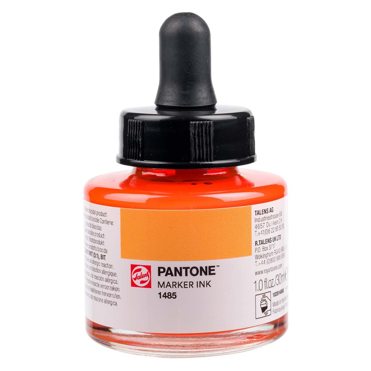 Pantone Marker Ink Bottle, #1485 (30ml) | Jerry's Artarama