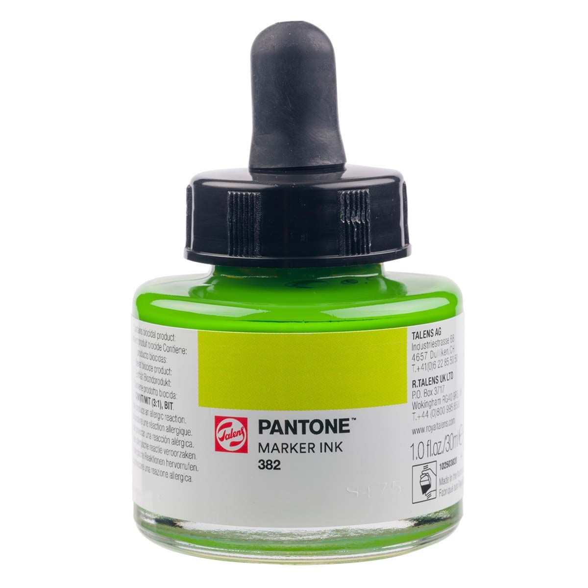 Pantone Marker Ink Bottle, #382 (30ml) | Jerry's Artarama