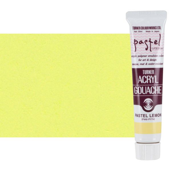 Turner Artist Acryl Gouache - Pastel Lemon, 20ml | Jerry's Artarama