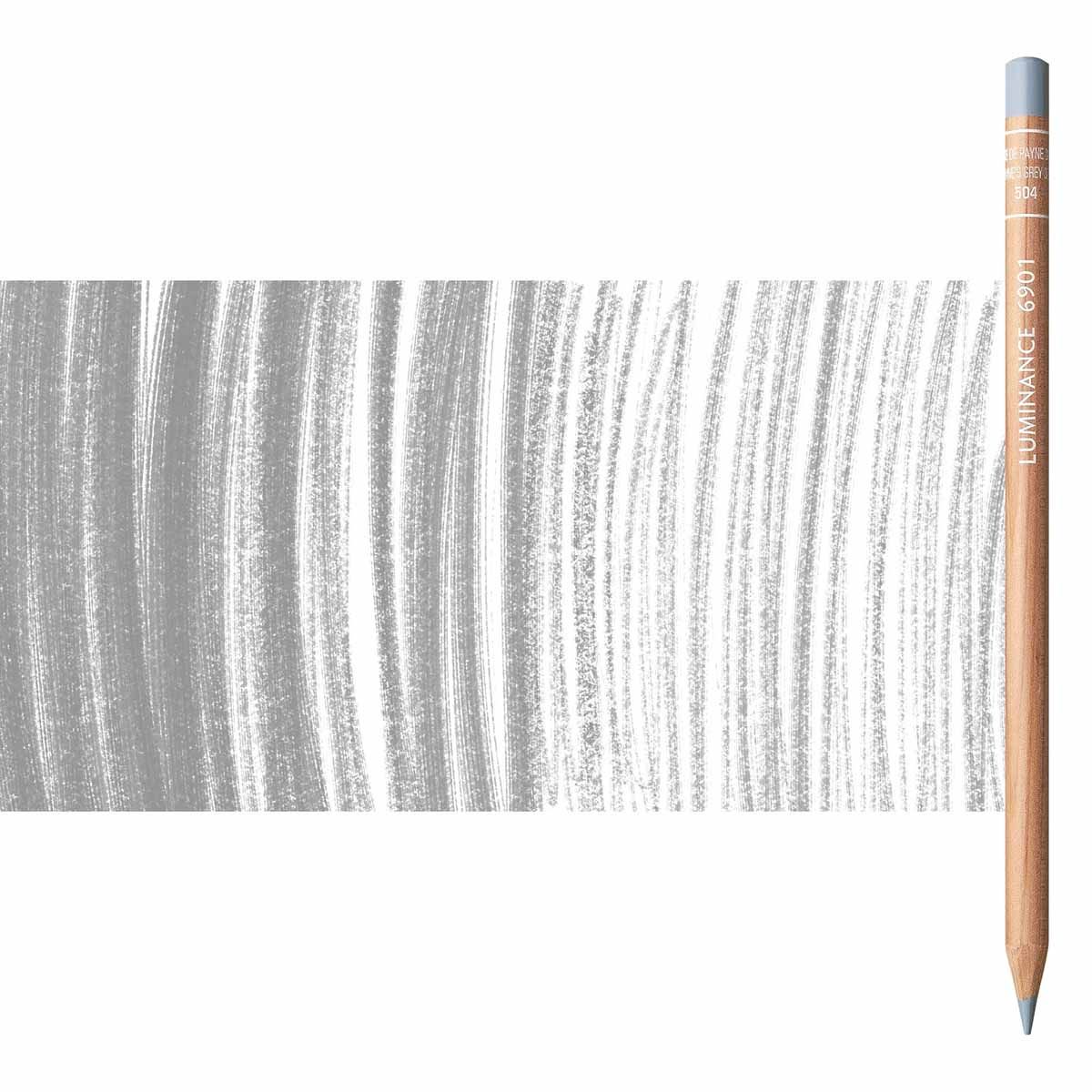 Caran d'Ache Luminance 6901 Lightfast Pencil No. 504 - Payne's Grey 30% ...