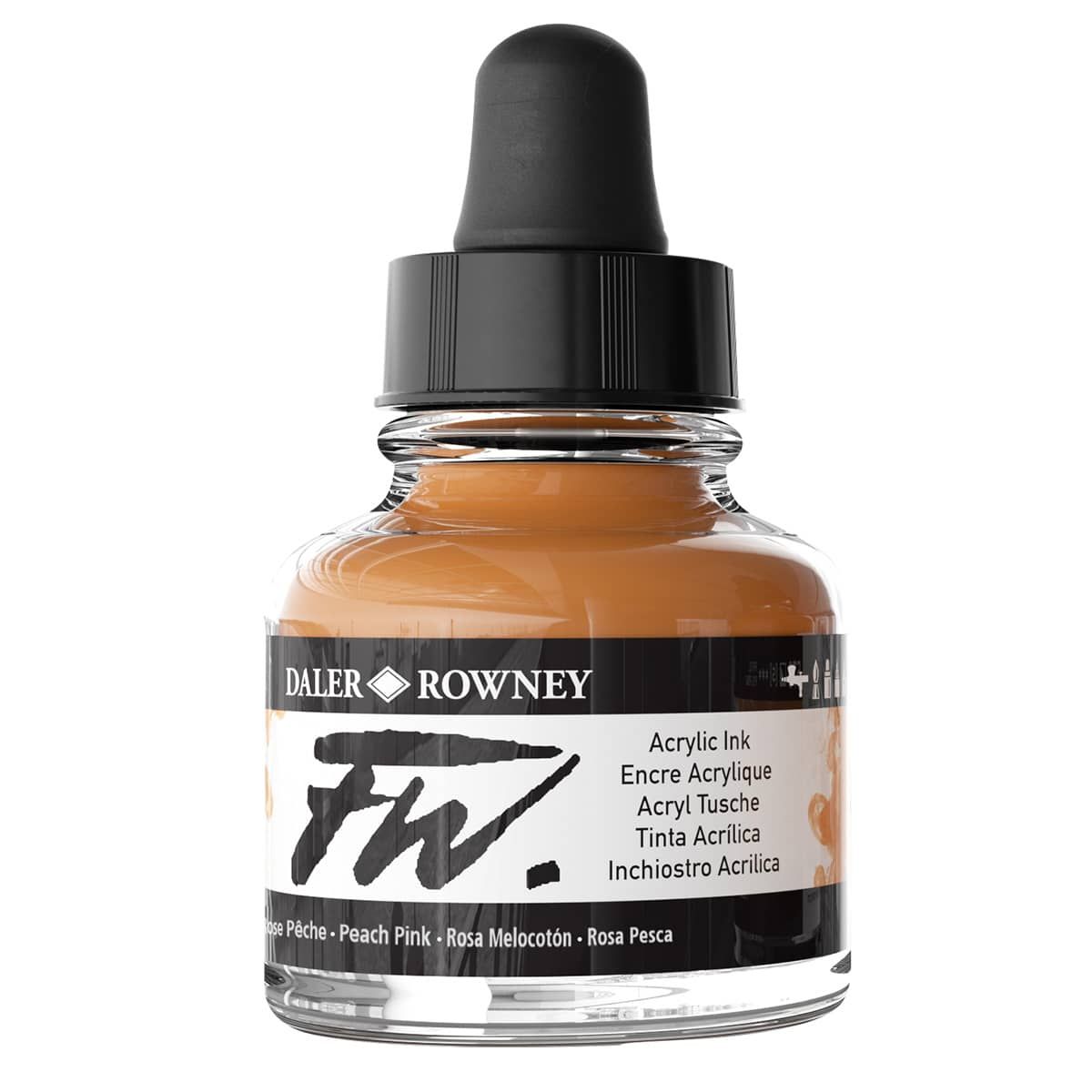 Daler-Rowney FW Acrylic Water-Resistant Artist Ink 1oz Flesh Tint ...