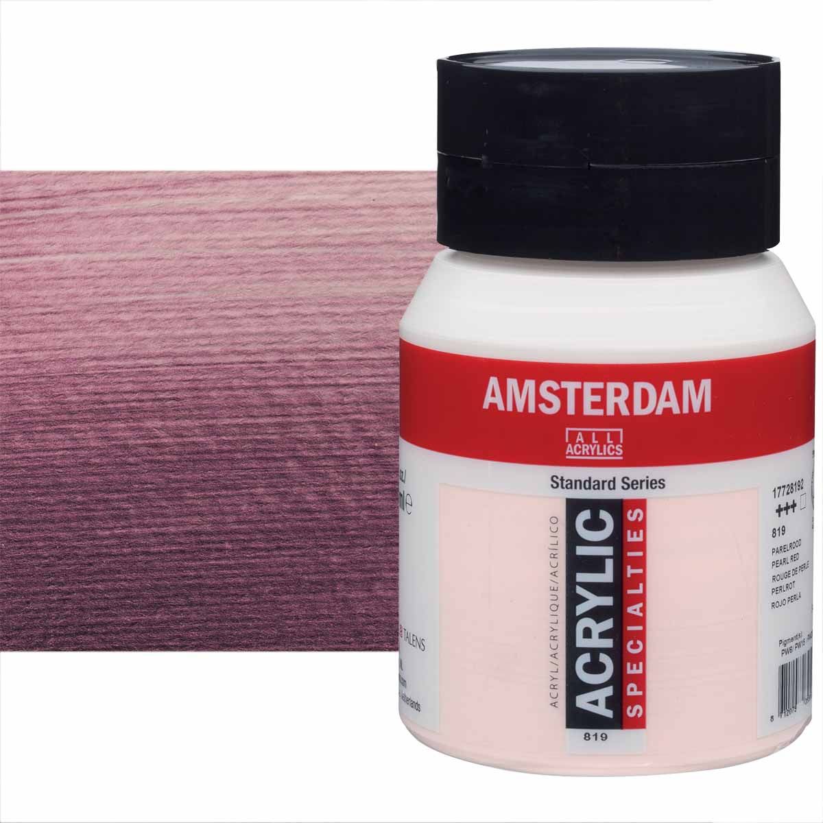 Amsterdam Standard Series Acrylic Paint - Pearl Red, 500ml Jar | Jerry ...