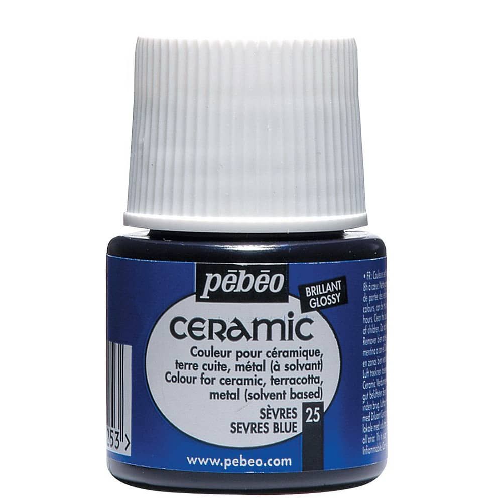 Pebeo Ceramic Color Sevres Blue 45 ml | Jerry's Artarama