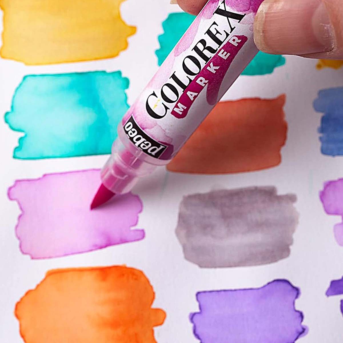 Pebeo Colorex Watercolor Marker, Burgundy | Jerry's Artarama