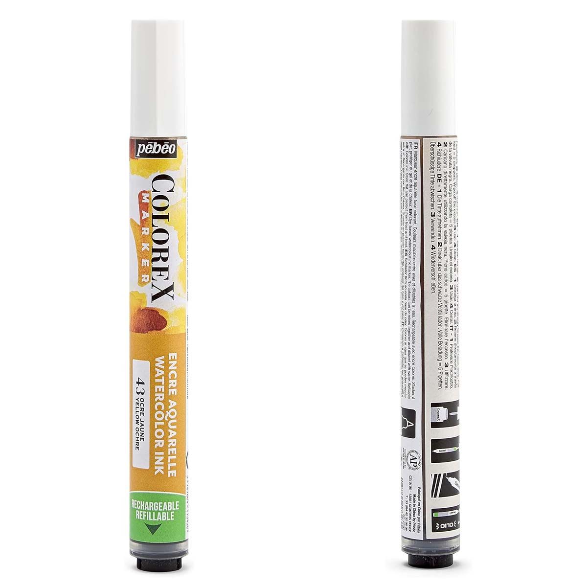 Pebeo Colorex Watercolor Marker, Yellow Ochre | Jerry's Artarama