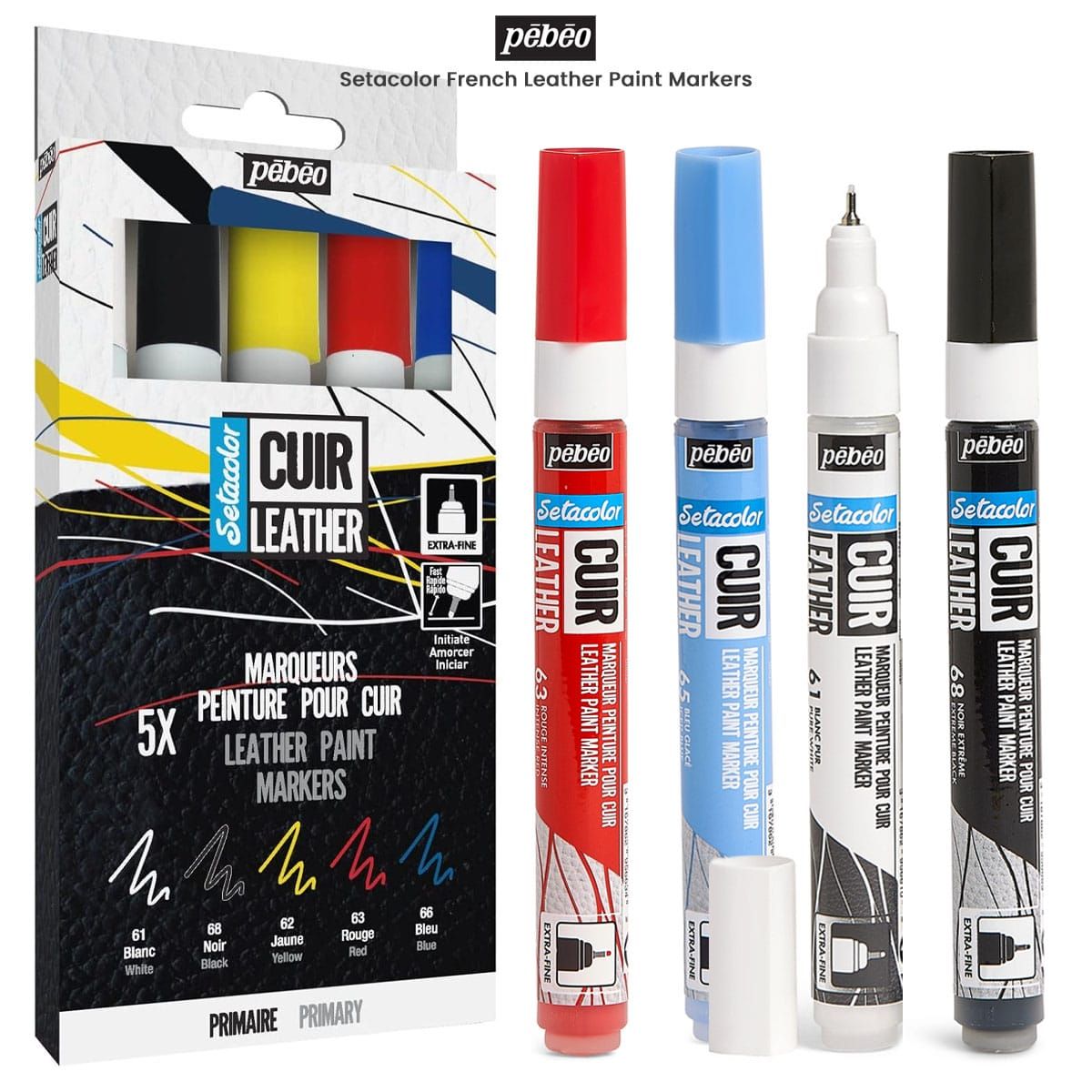Setacolor French Leather Paint Markers and Sets | Jerry's Artarama