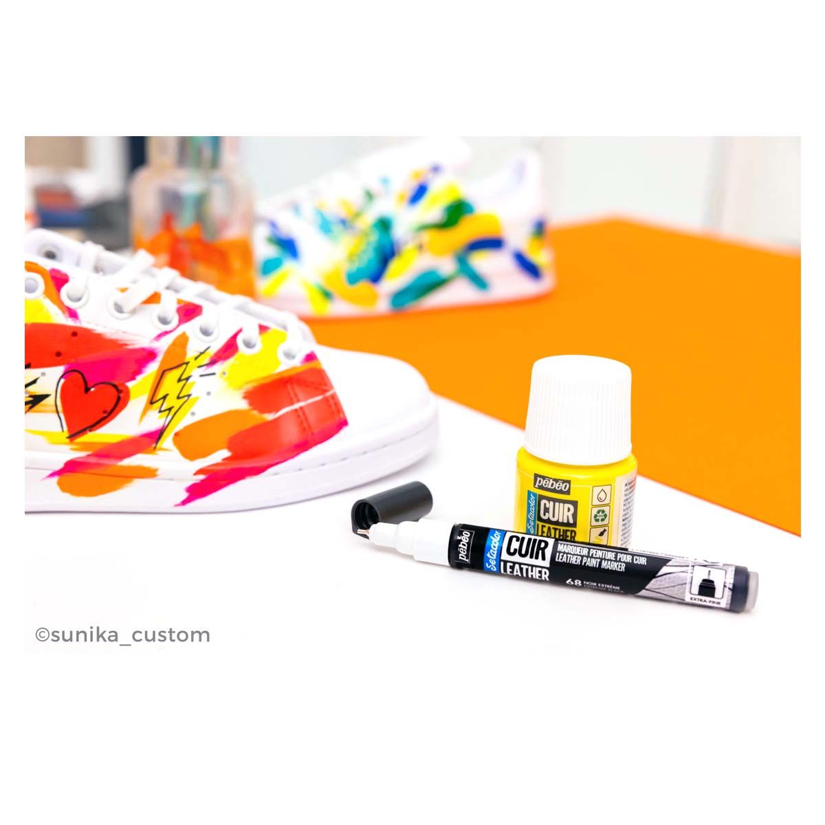 Pebeo Setacolor Leather Paint Starter Box Kit | Jerry's Artarama