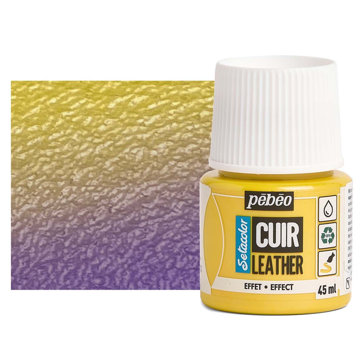 Pebeo Setacolor Leather Paints - Yellow Violet, 45ml | Jerry's Artarama