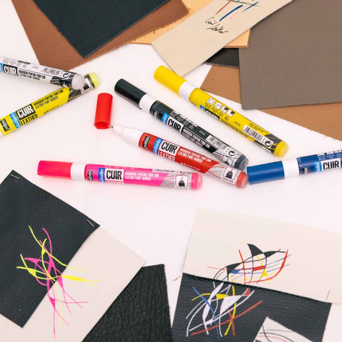 Setacolor French Leather Paint Markers and Sets | Jerry's Artarama