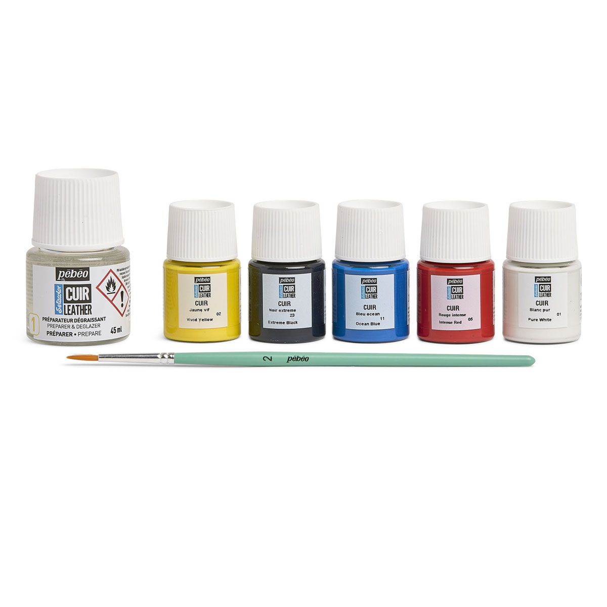 Pebeo Setacolor Leather Paint Starter Box Kit | Jerry's Artarama