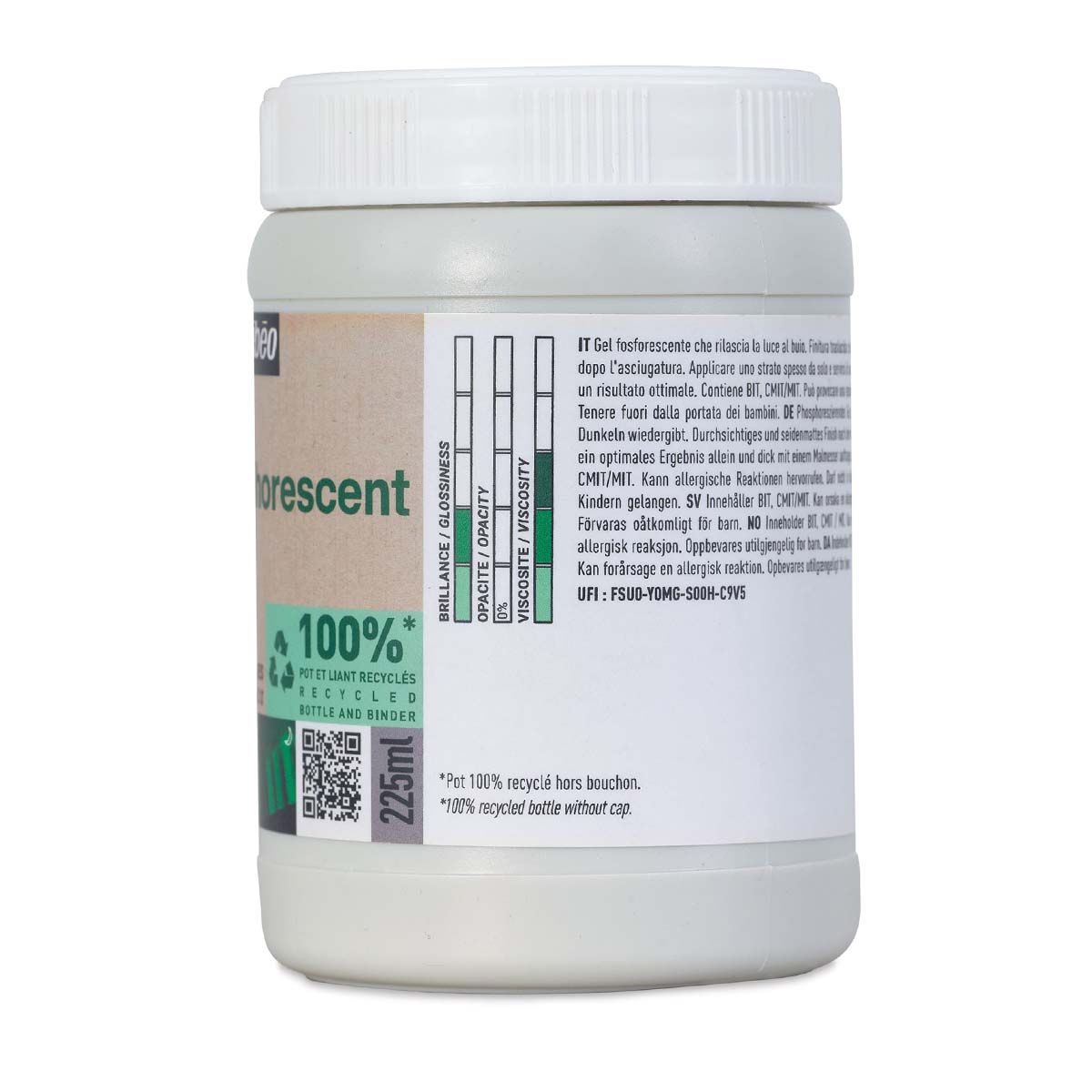 Pebeo Studio Green Phosphorescent Gel (225ml) | Jerry's Artarama