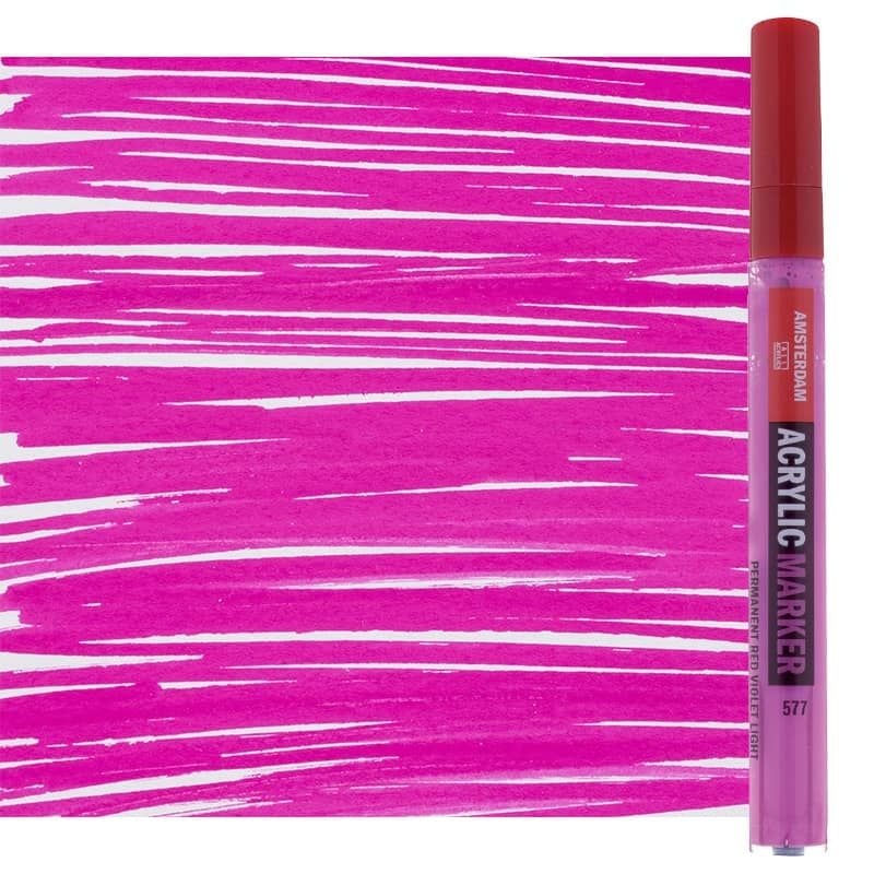 Amsterdam Acrylic Marker 4 mm Permanent Red Violet Light | Jerry's Artarama