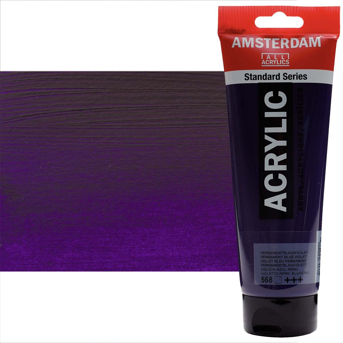 Amsterdam Standard Series Acrylic Paint - Permanent Blue Violet, 250ml ...