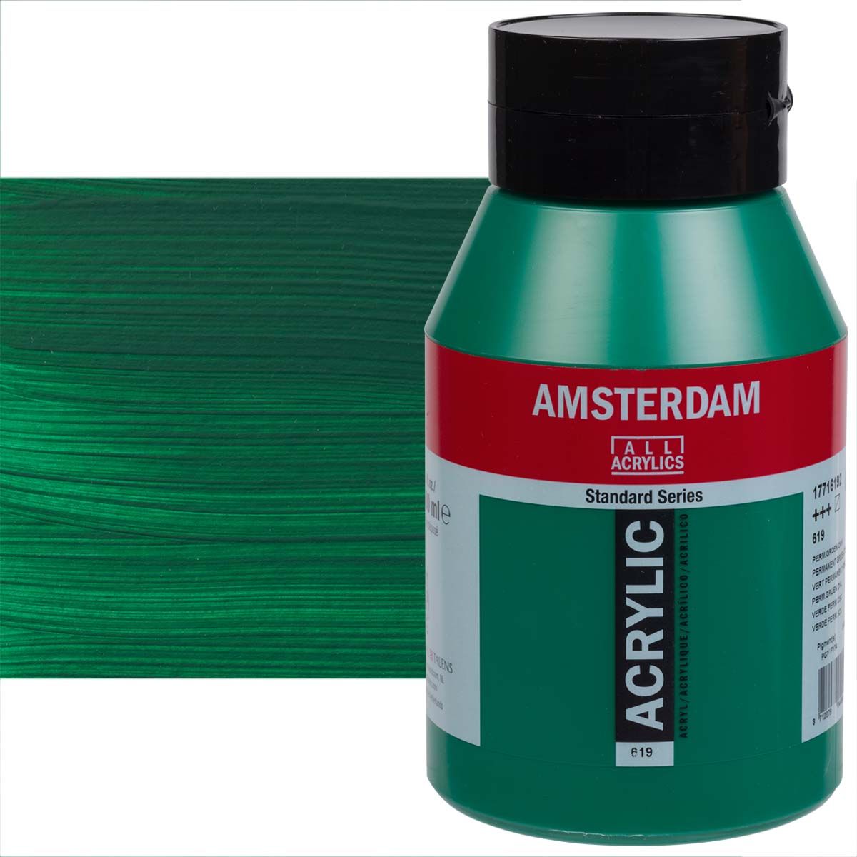 Amsterdam Standard Series Acrylic Paint - Permanent Green Deep, 1 Liter ...