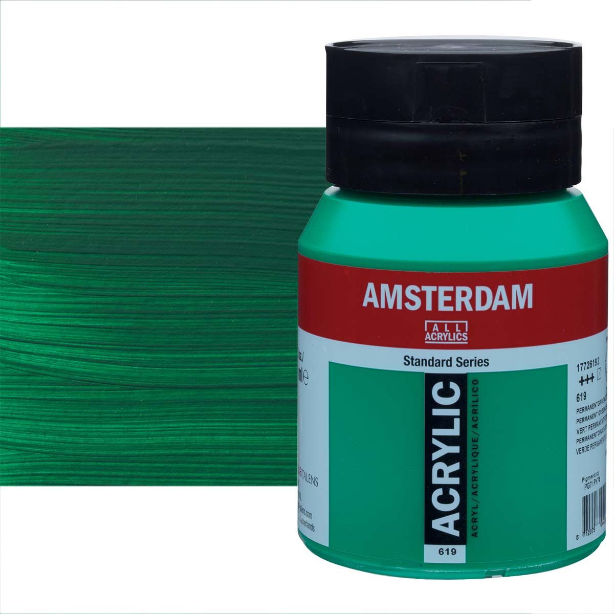 Amsterdam Standard Series Acrylic Paint - Permanent Green Deep, 500ml ...