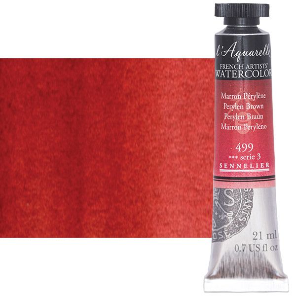 Sennelier l'Aquarelle Artists Watercolor - Perylene Brown, 21ml Tube | Jerry's Artarama