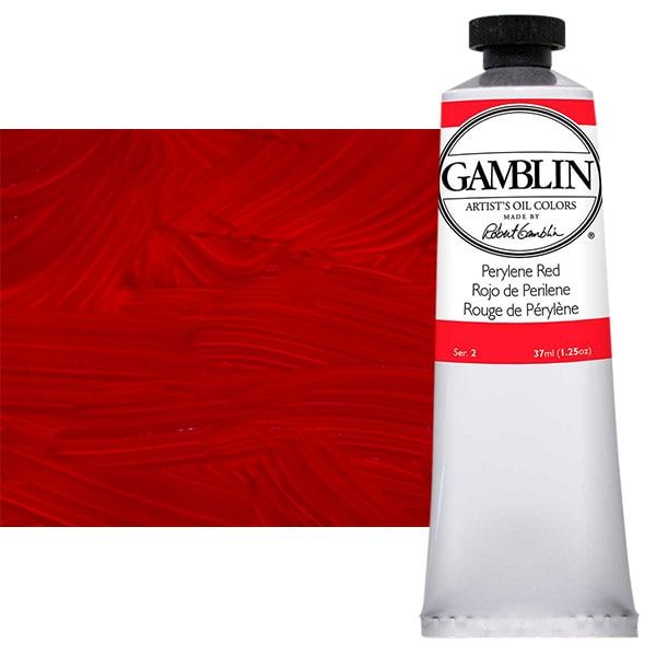 Gamblin Artists Oil - Perylene Red, 37ml Tube | Jerry's Artarama