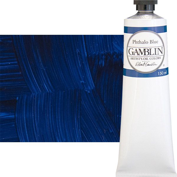 Gamblin Artists Oil - Phthalo Blue, 150ml Tube | Jerry's Artarama